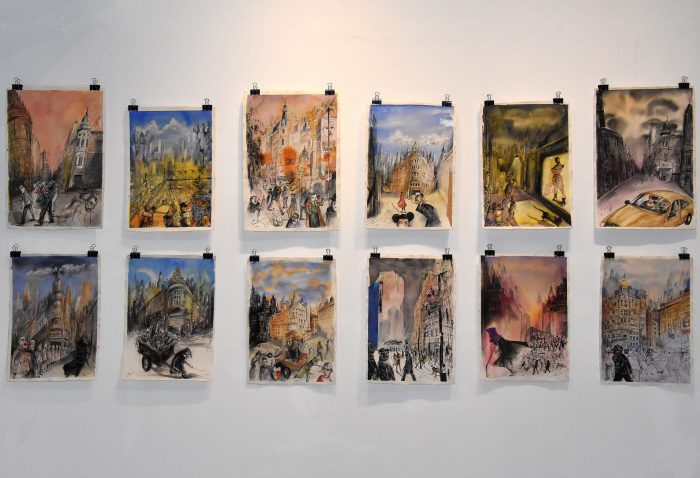 La muestra “Devenires en papel”, de Luis Scafati y Marta Vicente ...